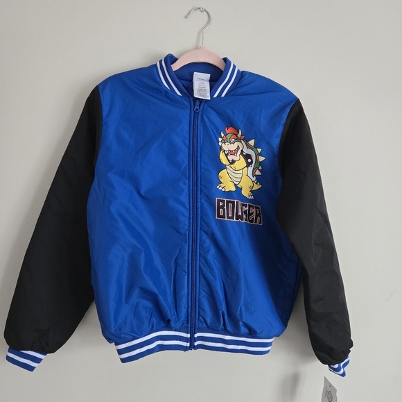 Super Mario Bros | Jackets & Coats | Nwt Bowzer Super Mario Puffer ...